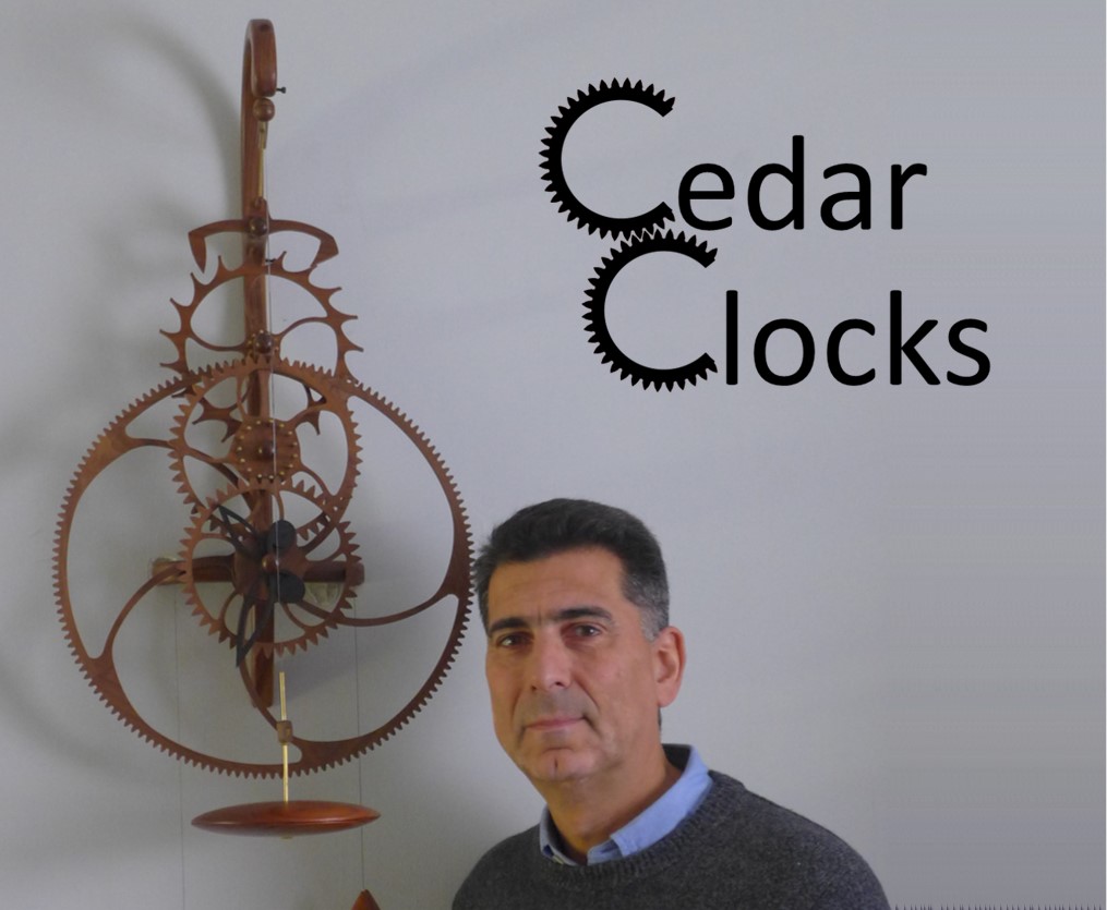 Cedar Clocks - Kinetic Sculptural Clocks
