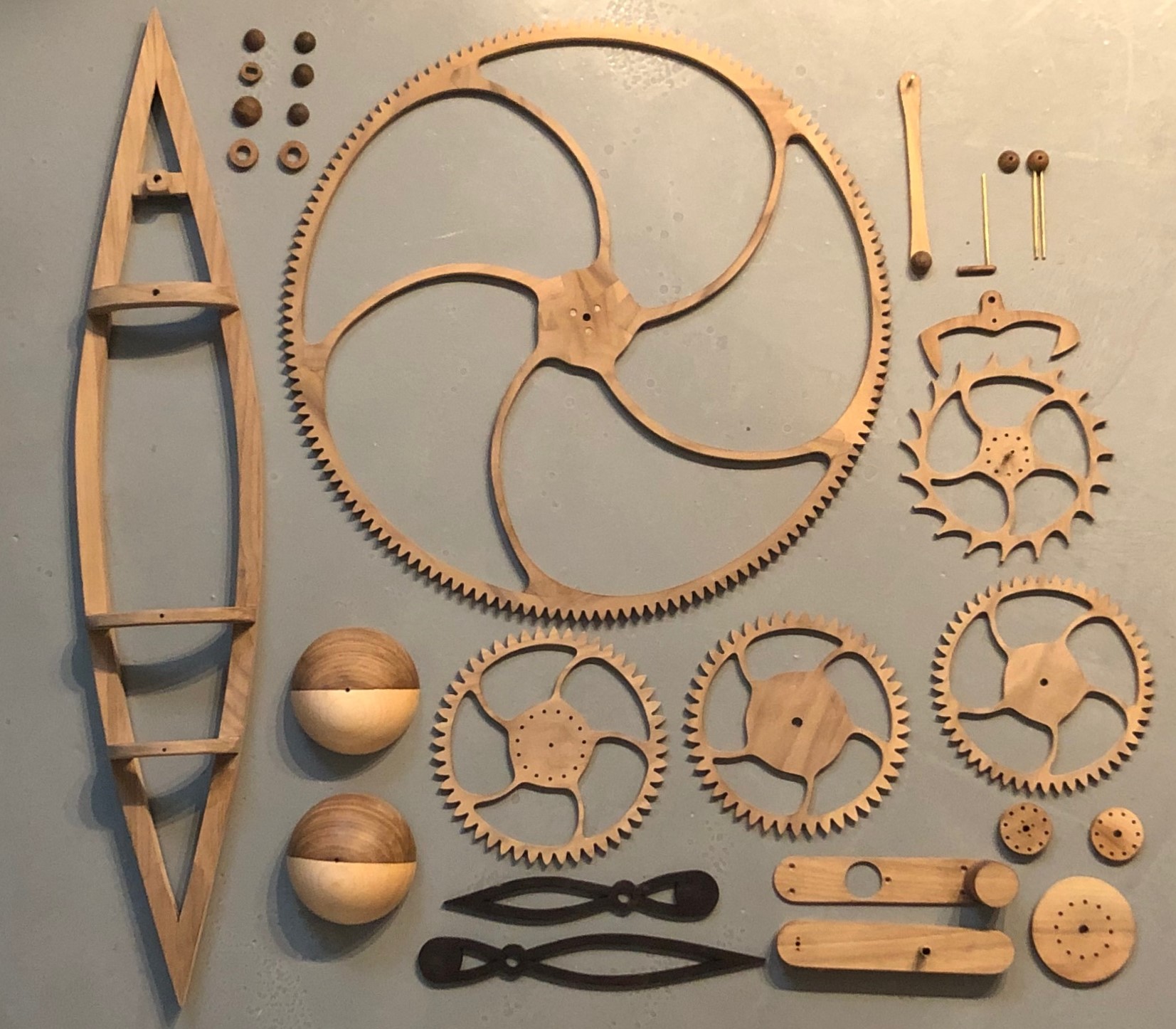 Cedar Clocks - Kinetic Sculptural Clocks