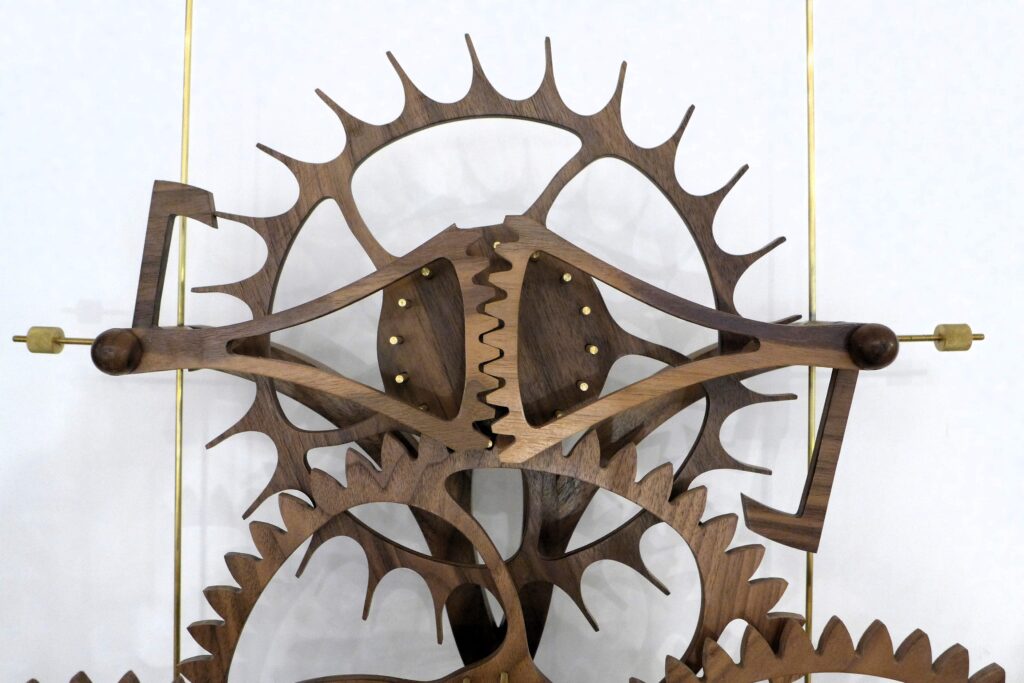 Richard Cedar's Kinetic Sculptural Skeleton Clocks - Unique Functional ...