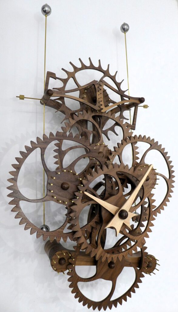 Richard Cedar's Kinetic Sculptural Skeleton Clocks - Unique Functional ...